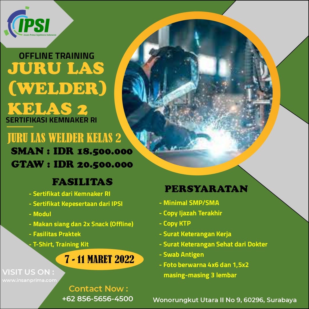 Bagaimana JURU LAS SMAW 2 Berperan dalam Dunia Kerja dan Prospek ...
